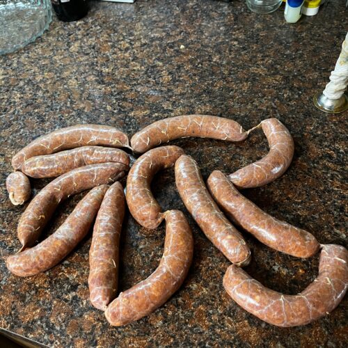 Basque Chorizo Sausages with a KitchenAid